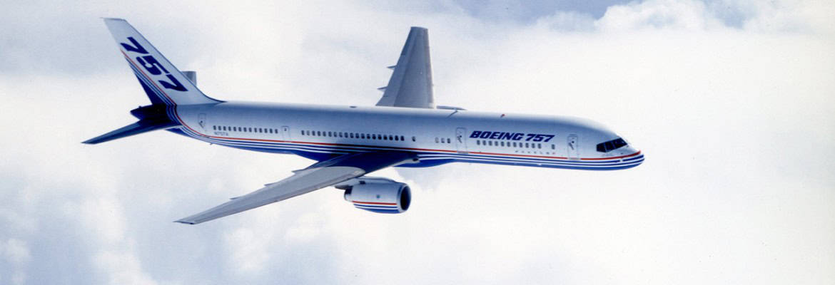 High Winds Didn't Deter Boeing Pilots From Flying The 757 For the First ...