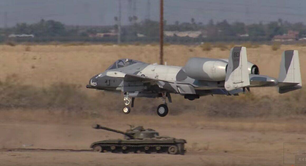 Even radio-controlled model A-10s are indestructible