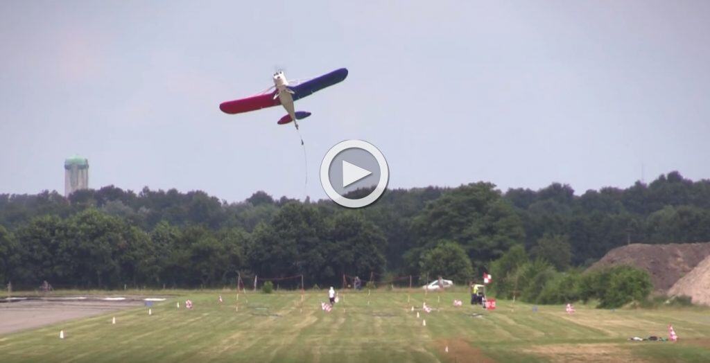 WATCH: Towing an Aerial Banner Is Not for the Faint of Heart