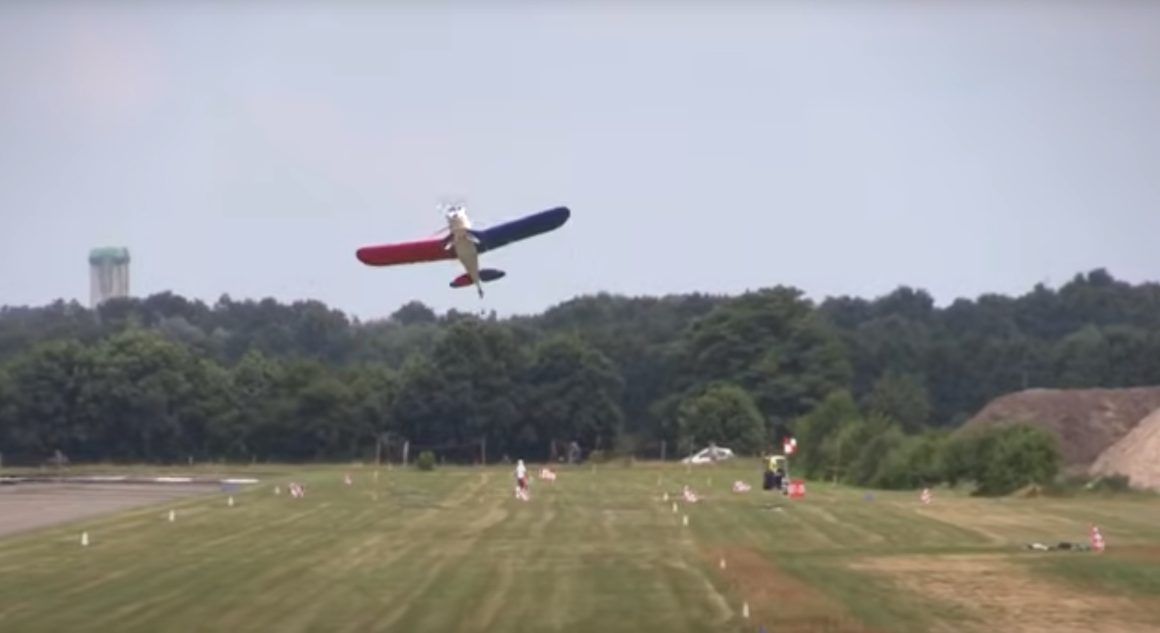 WATCH: Towing An Aerial Banner Is Not For The Faint Of Heart