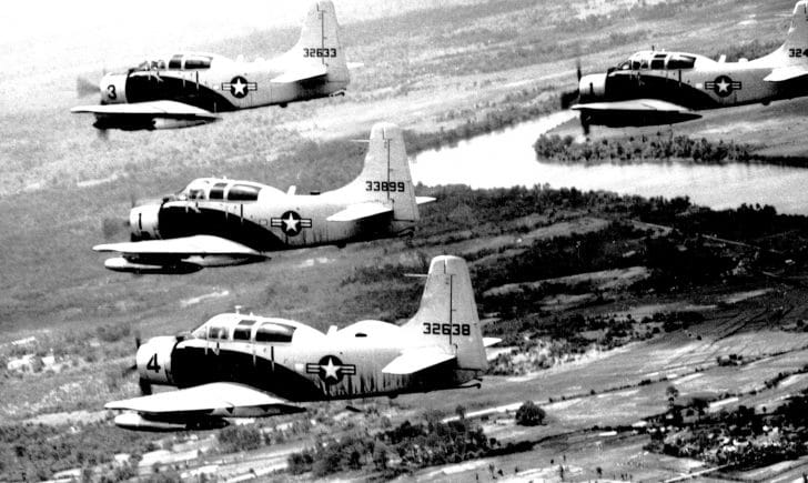 Hero Skyraider Pilot Lands On Destroyed Runway, Saves Downed Pilot ...