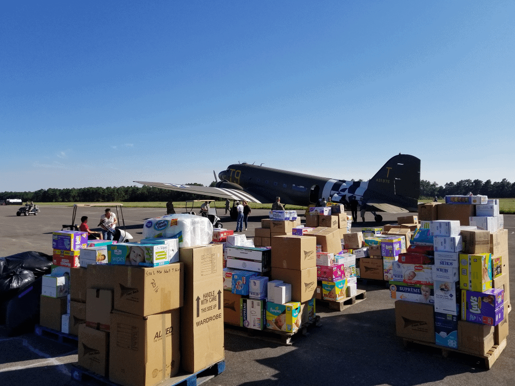 Operation Airdrop Volunteer Pilots And Staff Support Hurricane Victims