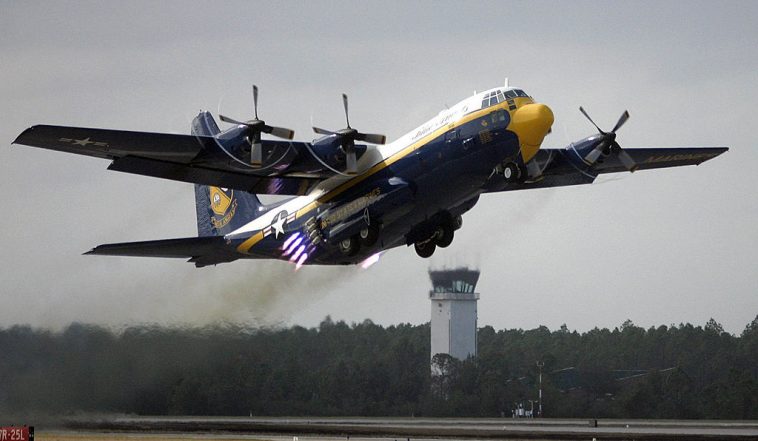 Fat Albert C-130 Used To Blast Off On Rocket Assisted Takeoffs