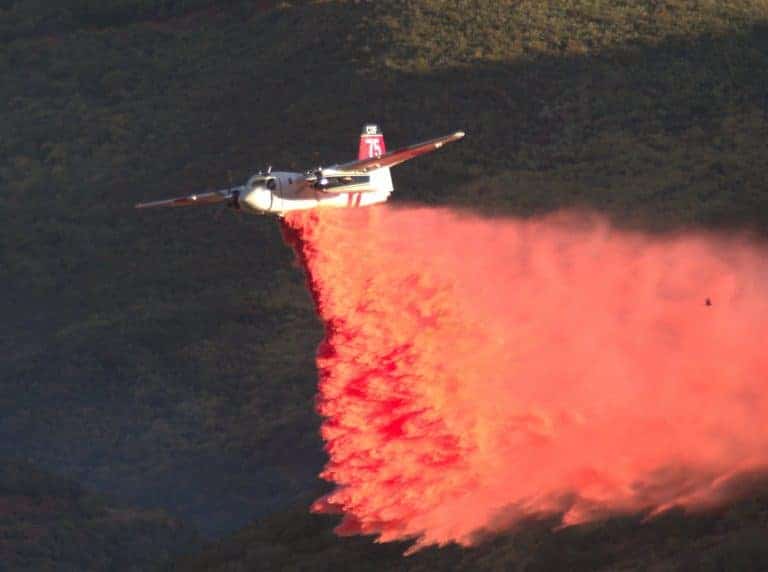 Boeing 747 Supertanker Joins Wildfire Battle In Northern California