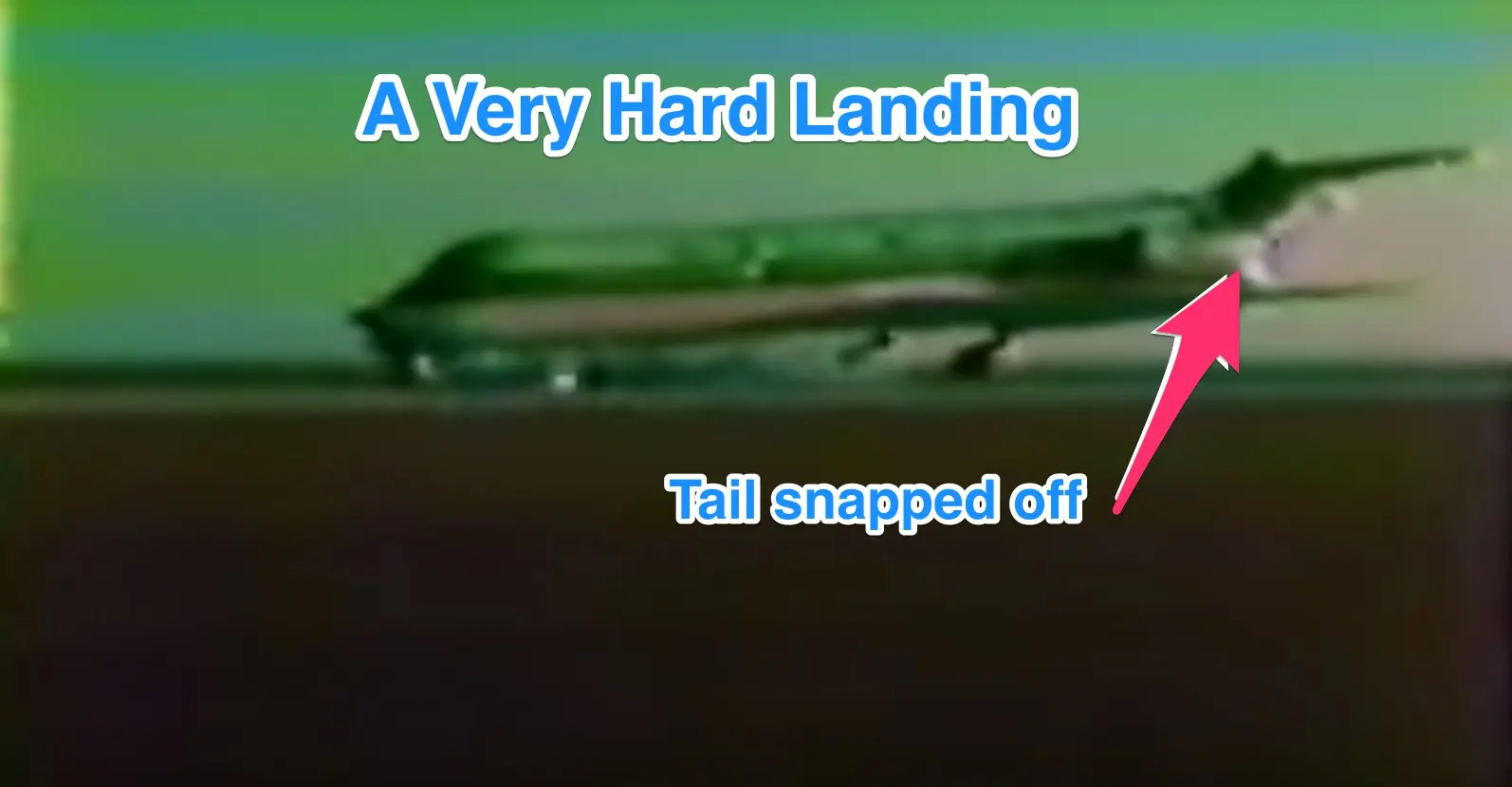 Hard Landing: The Demonstration MD-80 Slammed Into Runway, Lost Its Tail