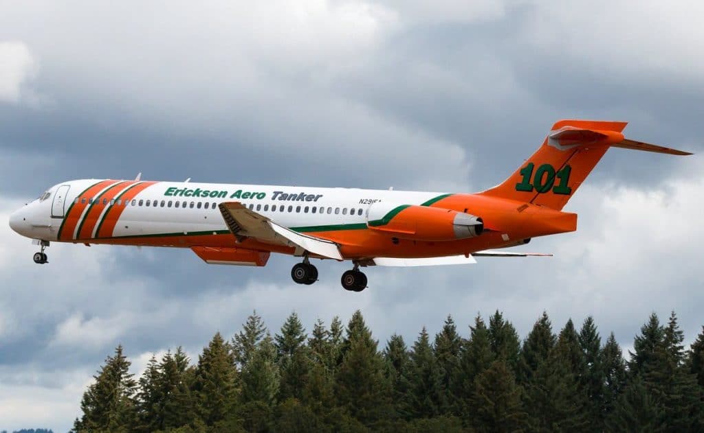 Classic MD-87s Still Earning A Living As Aerial Firefighting Tankers