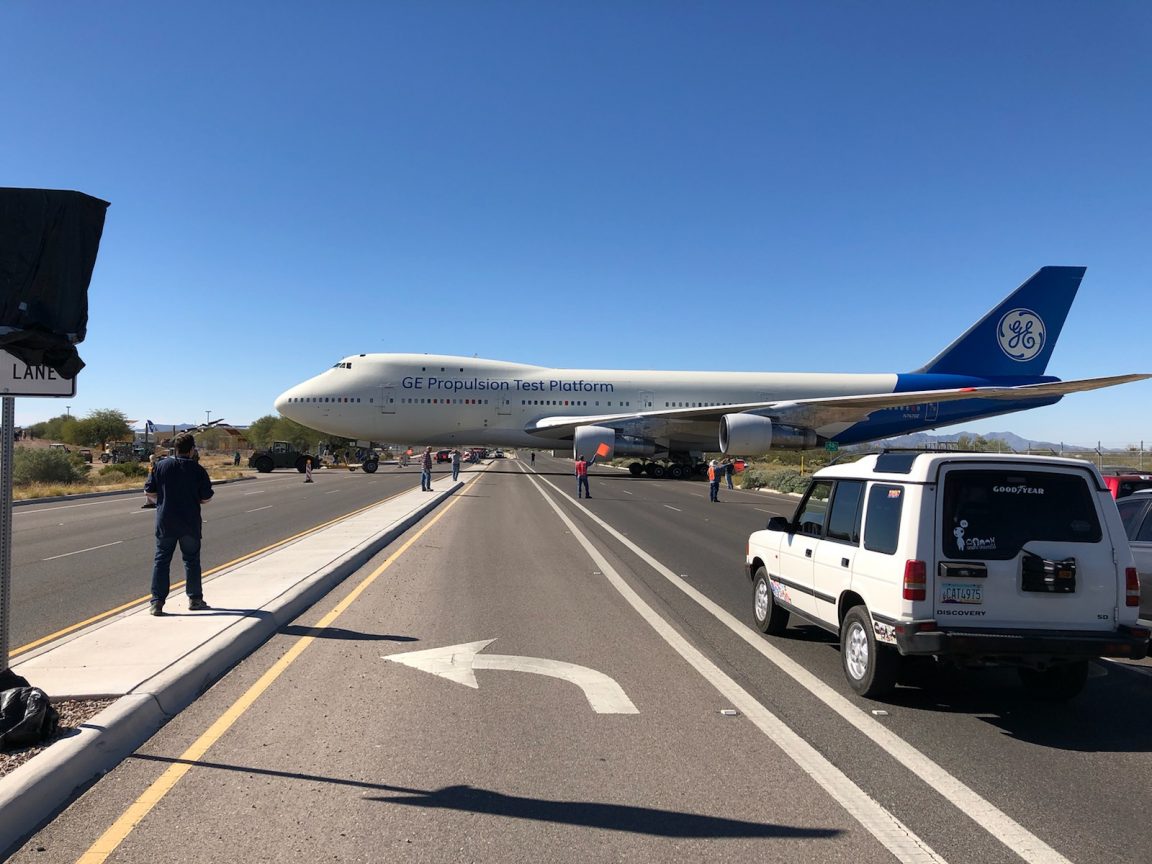 GE's Original 'Classic' 747 Testbed Takes One Last Flight To Her ...