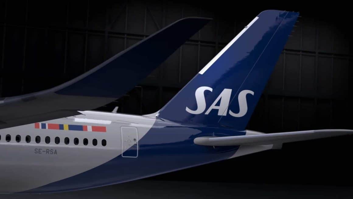 SAS Unveils New Livery
