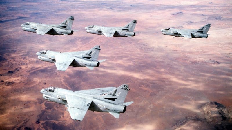 That Time They Buried An A-7E SLUF At Sea