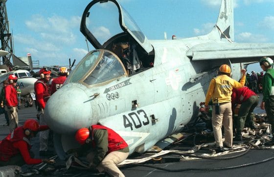 That Time They Buried An A-7E SLUF At Sea