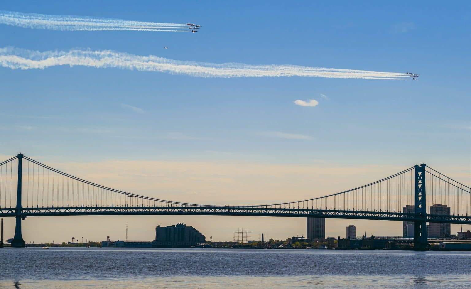 Blue Angels, Thunderbirds Salute Healthcare Workers In The Northeast