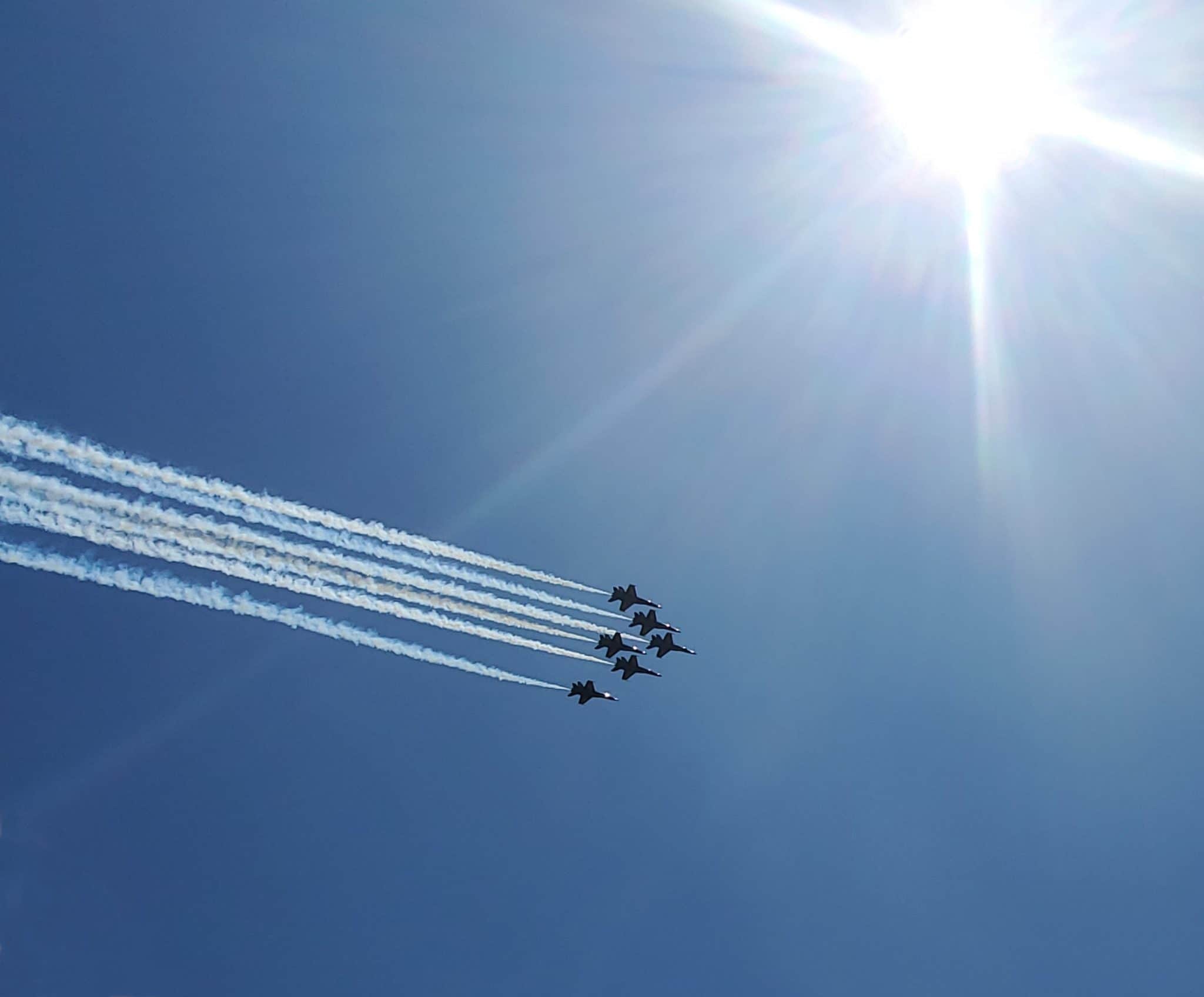 Blue Angels Honor Texas, Louisiana Healthcare Workers