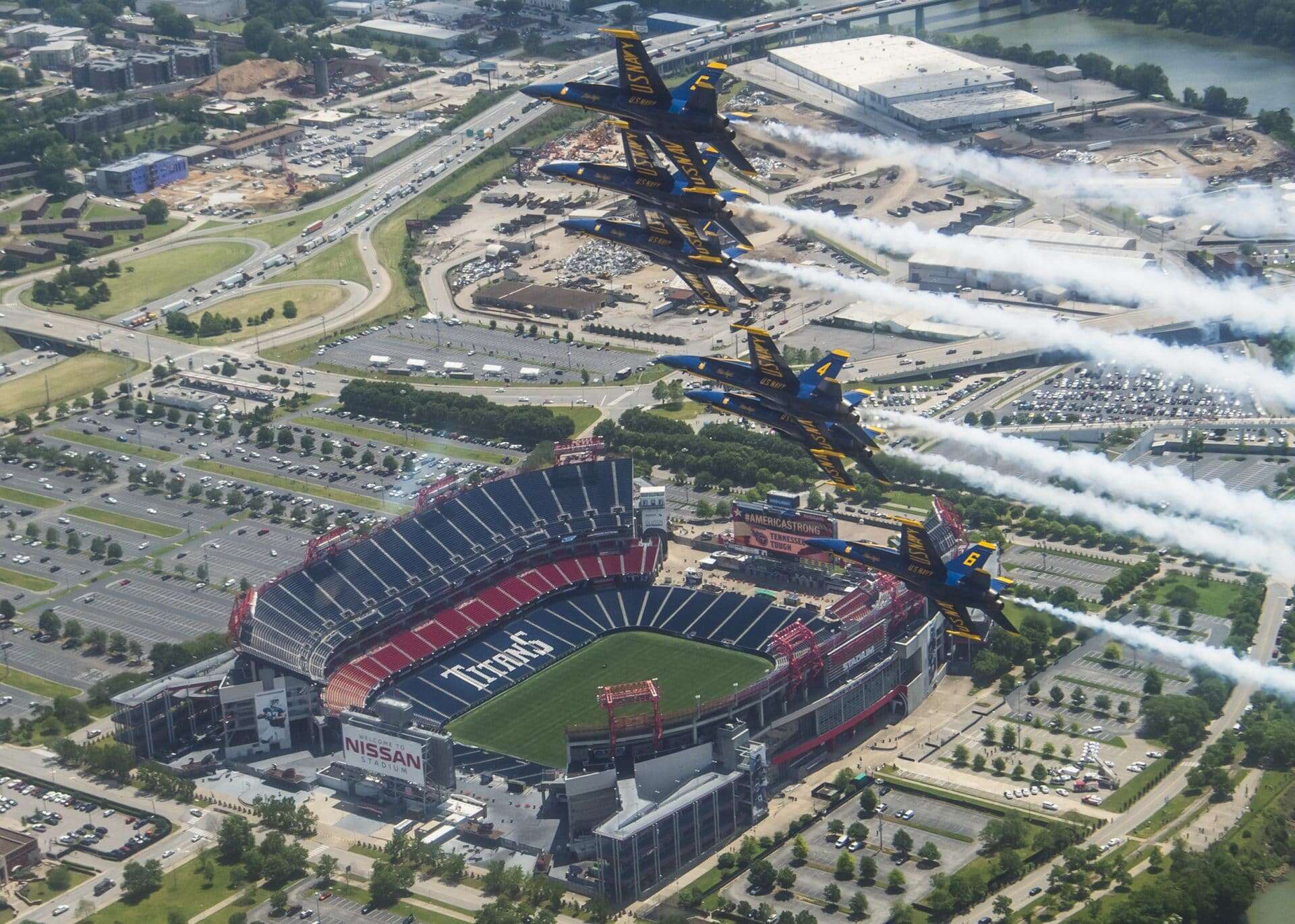 Blue Angels Flyover Nashville, Little Rock To Honor Healthcare Workers