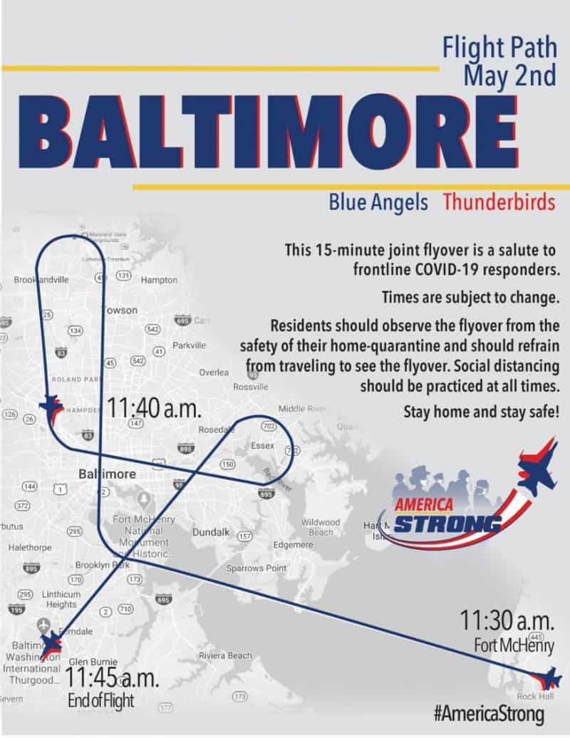 Blue Angels, Thunderbirds To Flyover Baltimore, D.C., Atlanta On Saturday