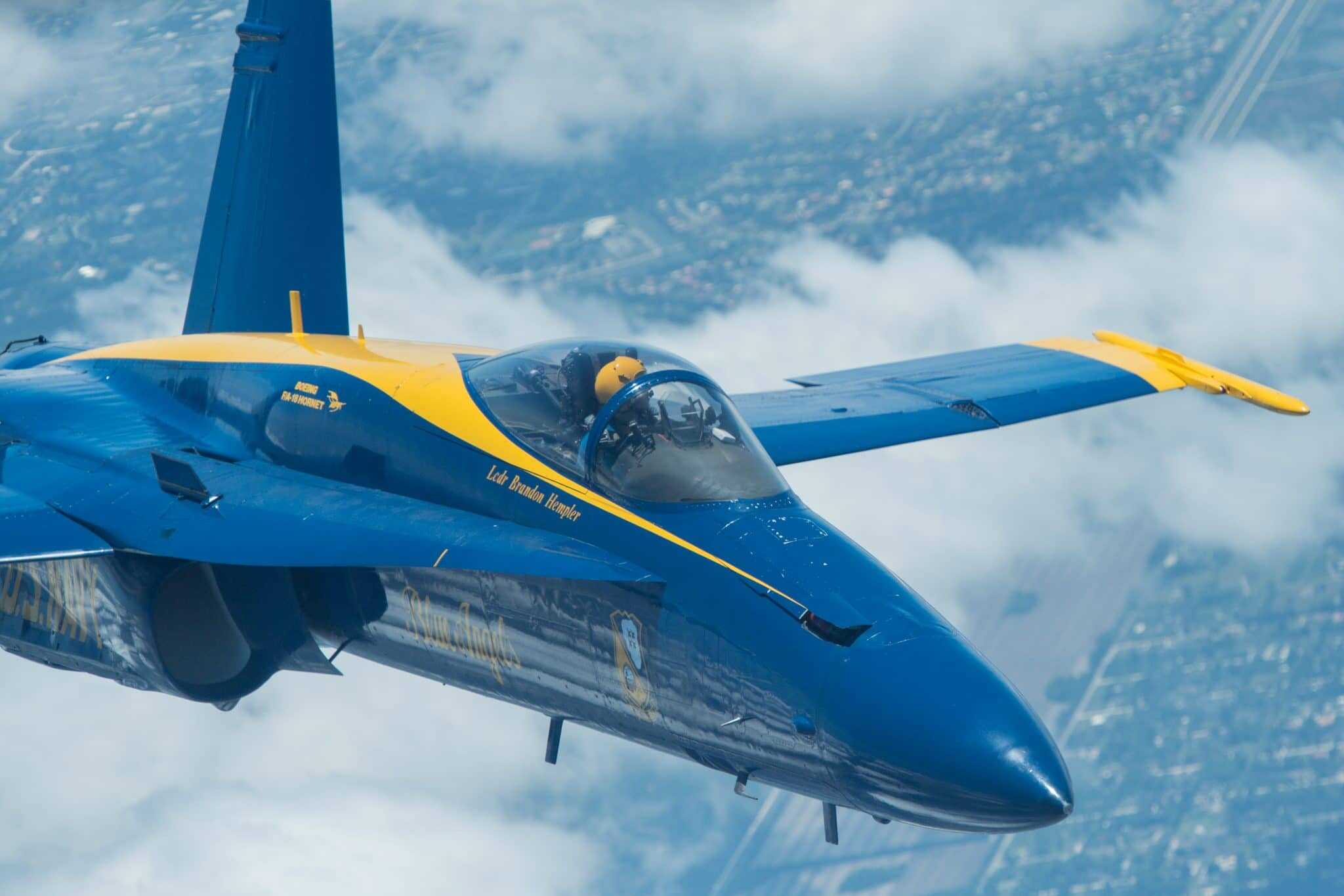 First Blue Angels Modified Super Hornet Begins Flight Testing