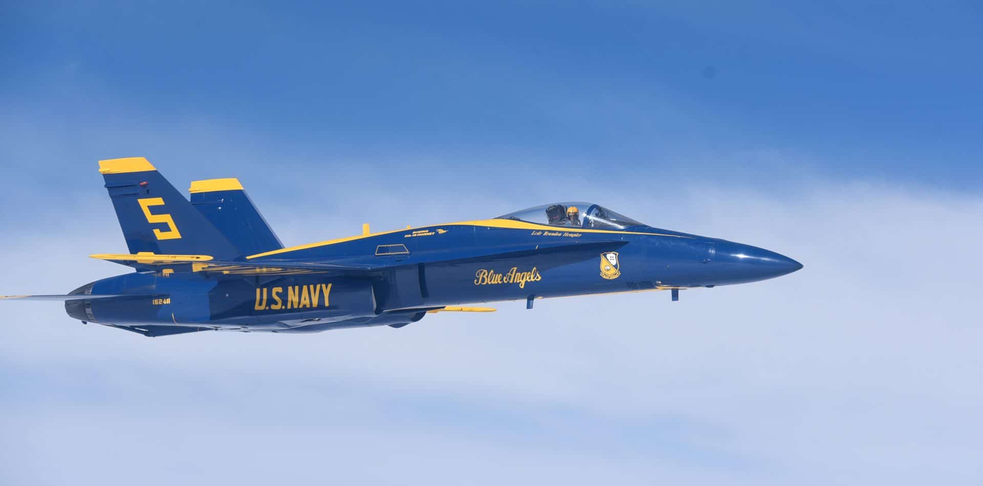 Retired Blue Angels Hornet Delivered to North Carolina for Display