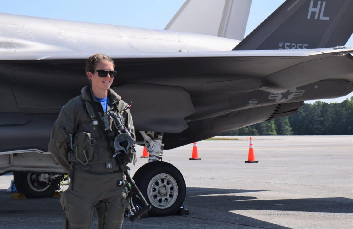 Air Force F-35A Demo Pilot Motivates Civil Air Patrol Cadets
