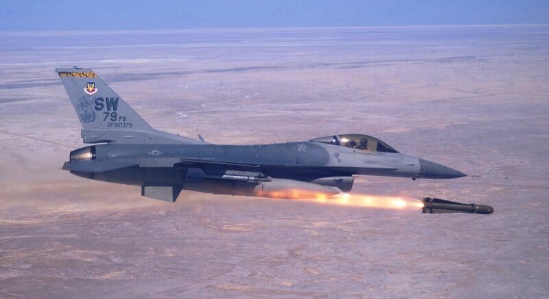 The Tigers Demonstrate Air Dominance In Their F-16s