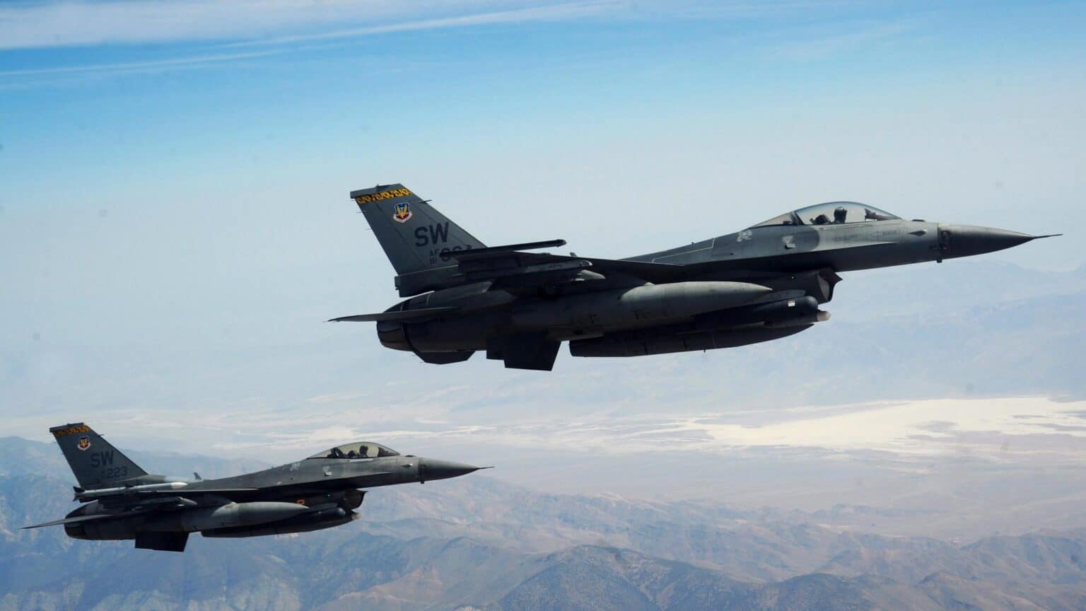 The Tigers Demonstrate Air Dominance In Their F-16s