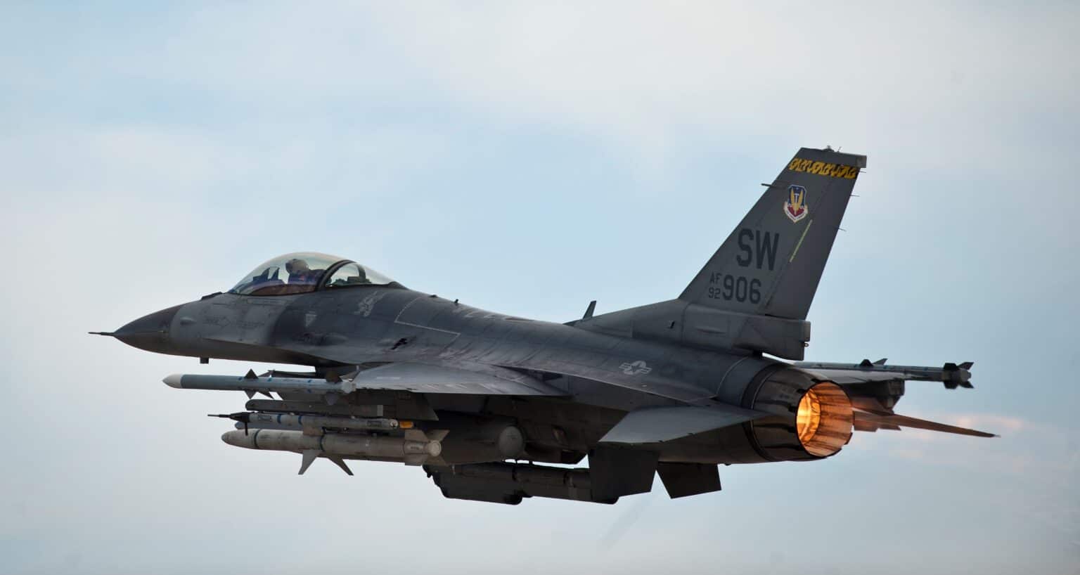 The Tigers Demonstrate Air Dominance in Their F-16s