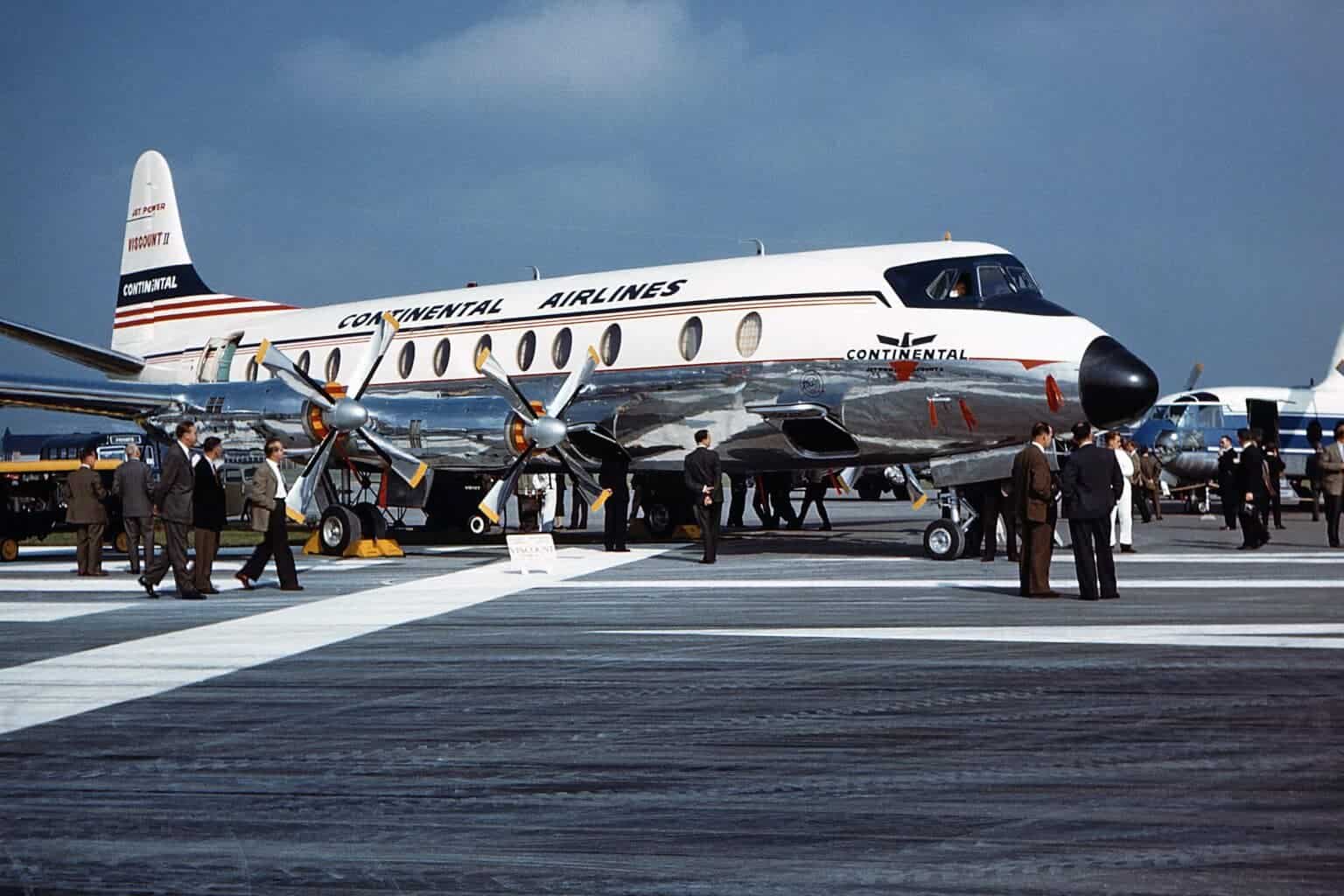 1955: America Welcomes The Viscount, The World's First Turboprop Airliner