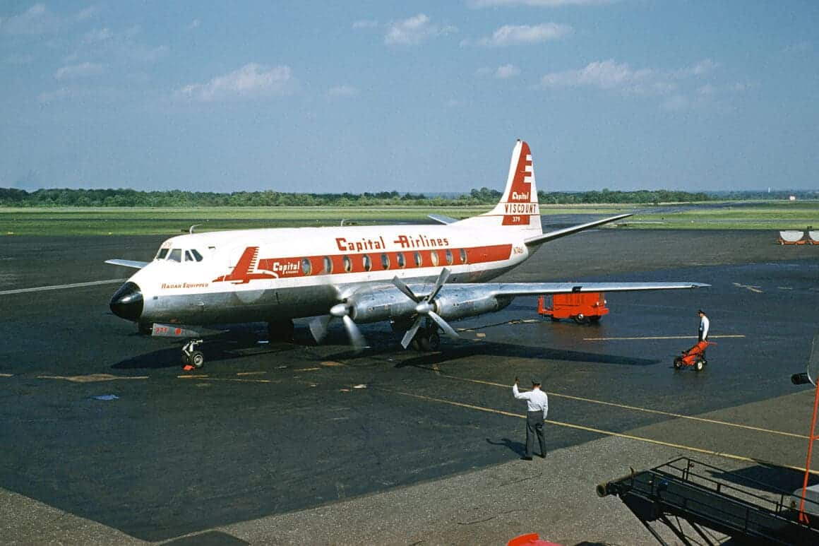 1955: America Welcomes The Viscount, The World's First Turboprop Airliner
