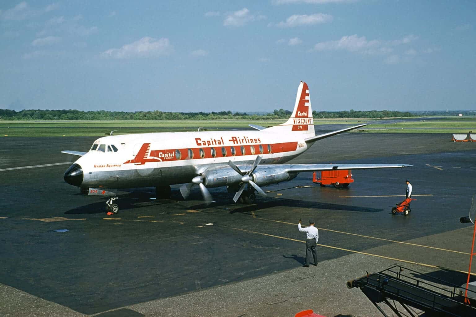 1955: America Welcomes the Viscount, the World's First Turboprop Airliner