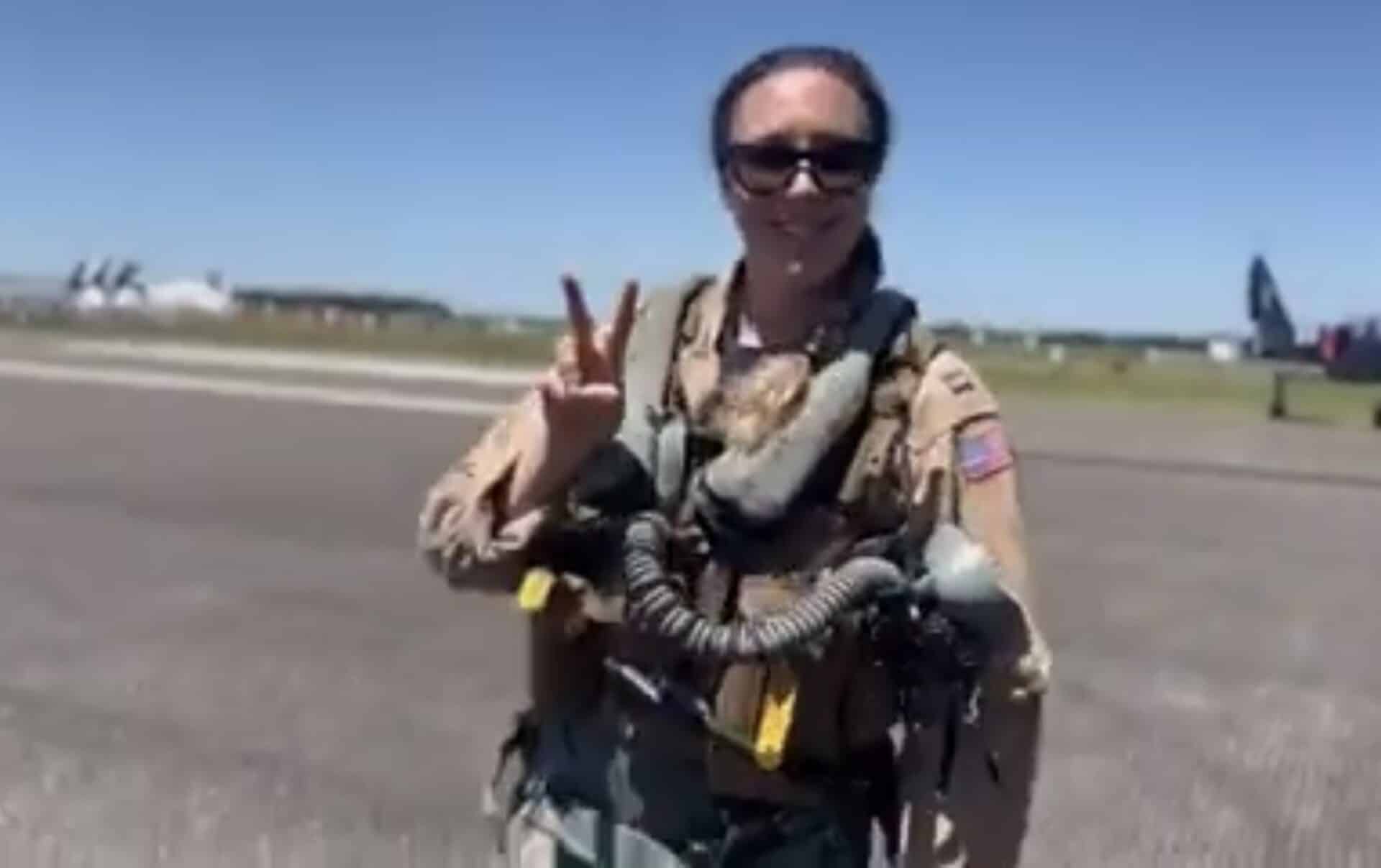 Blue Angels Select First Woman To Fly Team’s Jet Demo Starting Next Year