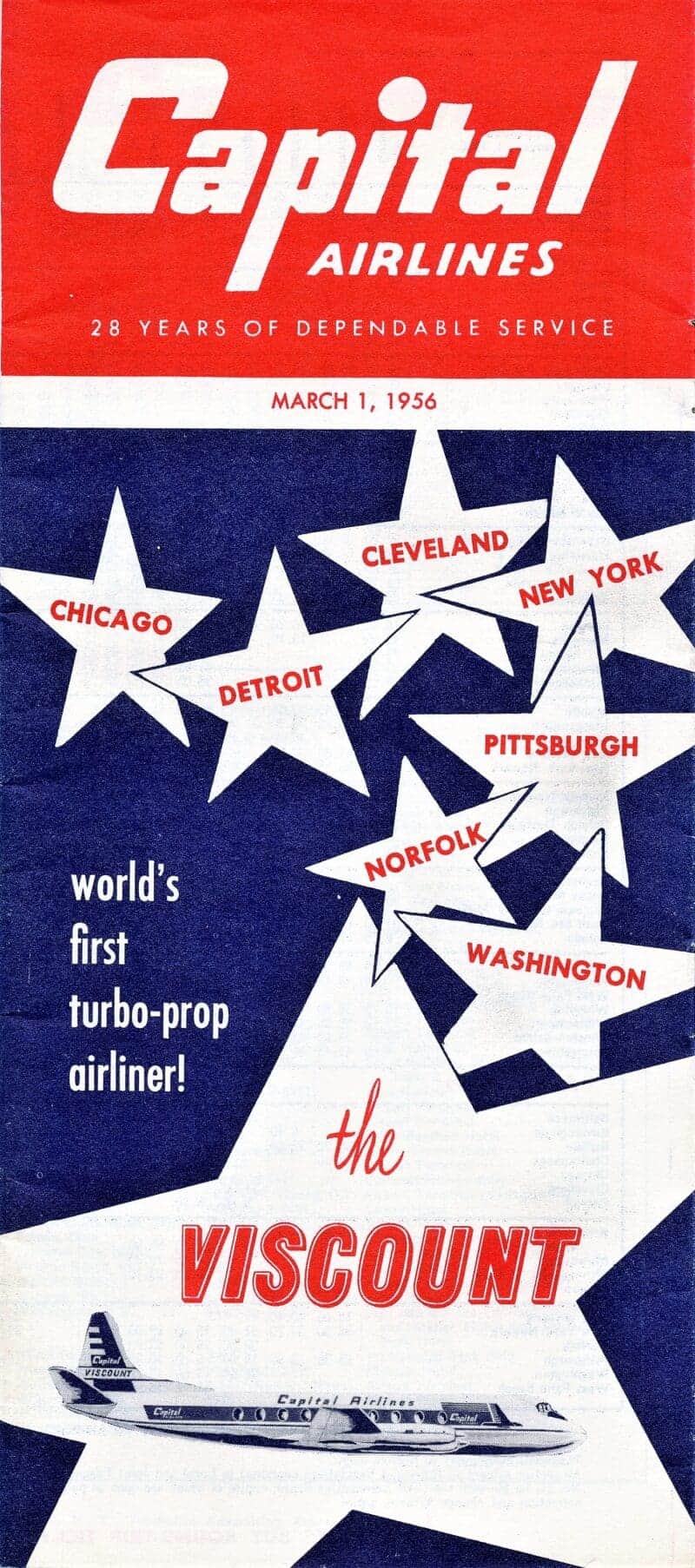 1955: America Welcomes The Viscount, The World's First Turboprop Airliner