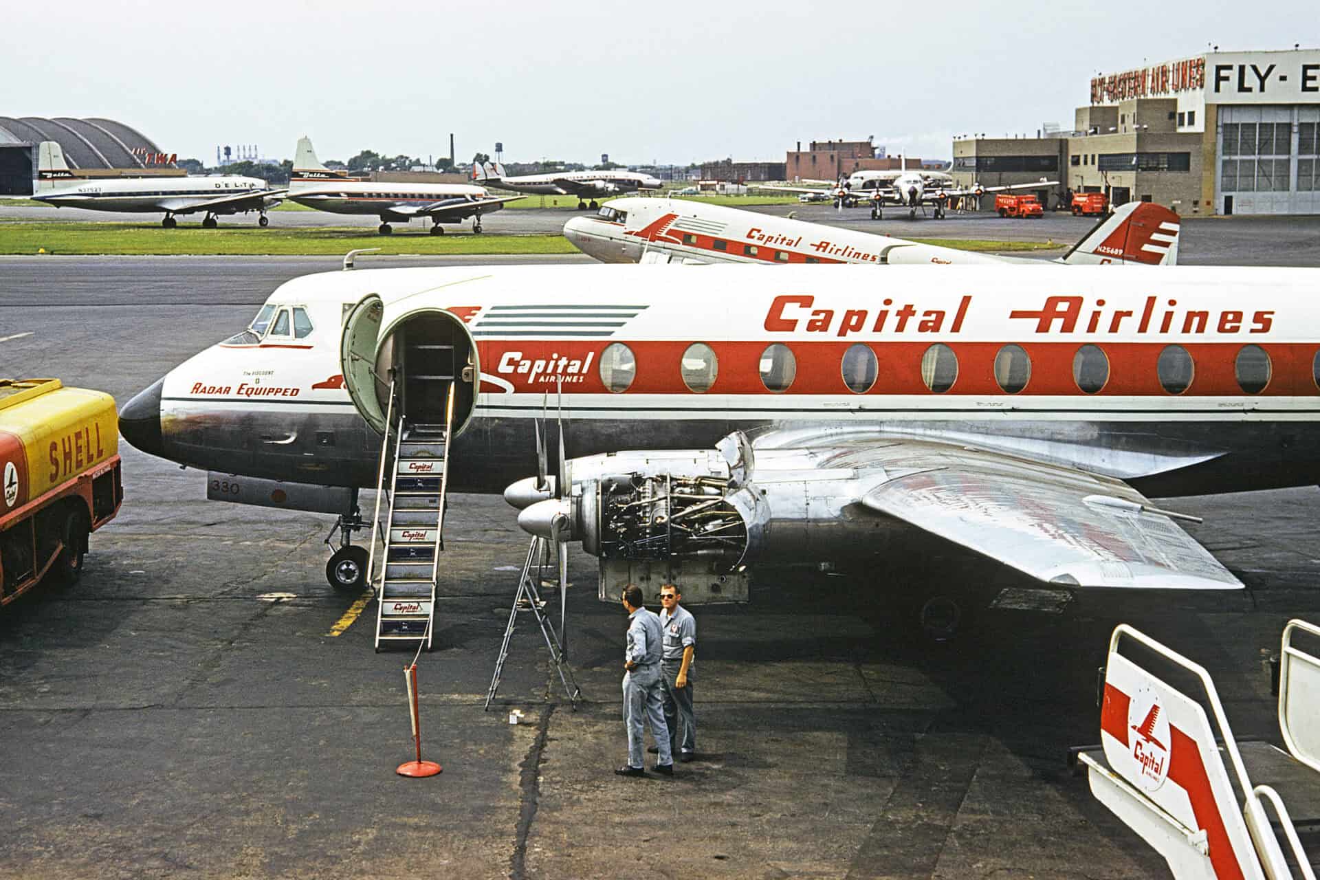 1955: America Welcomes The Viscount, The World's First Turboprop Airliner