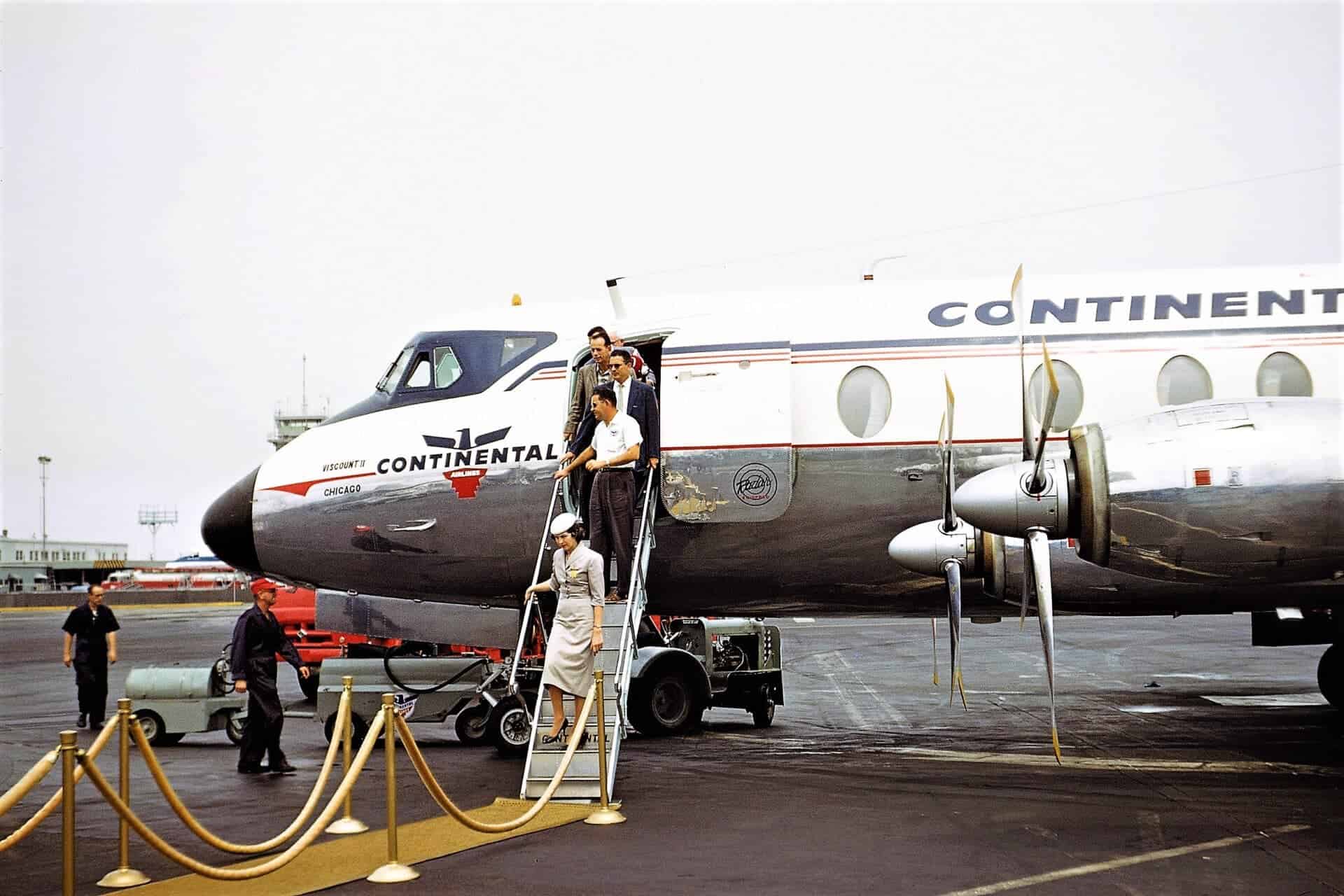 1955: America Welcomes The Viscount, The World's First Turboprop Airliner
