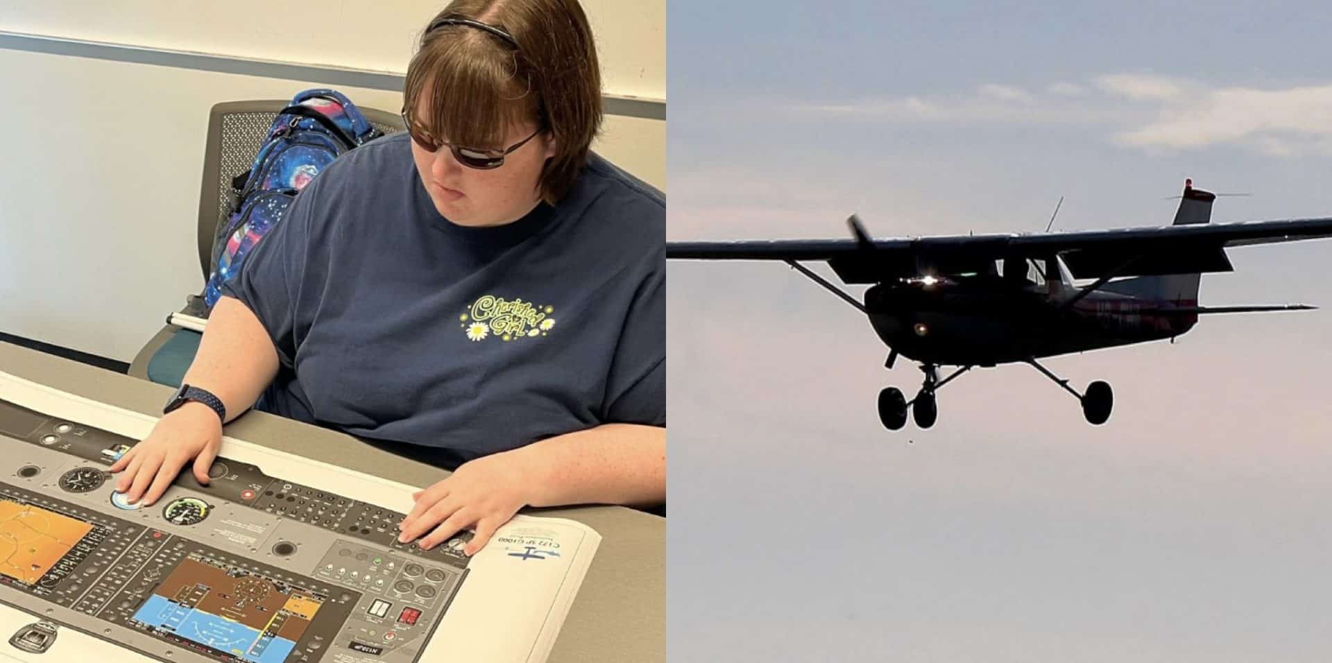 Blind 21-Yr Old is Piloting a Plane Cross-Country for Great Cause