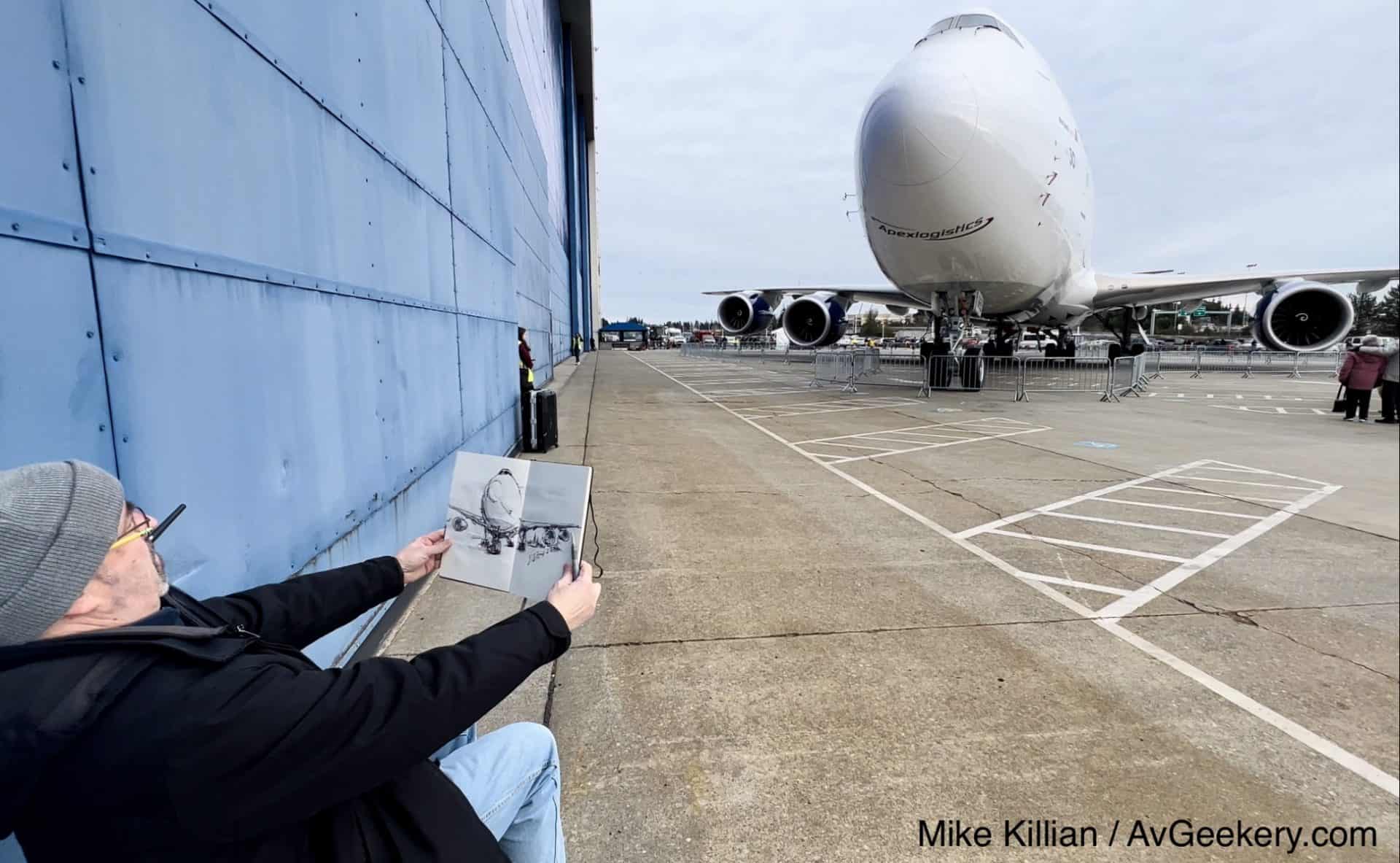 Atlas Air Draws Queen’s Crown in the Sky with Boeing’s Last 747