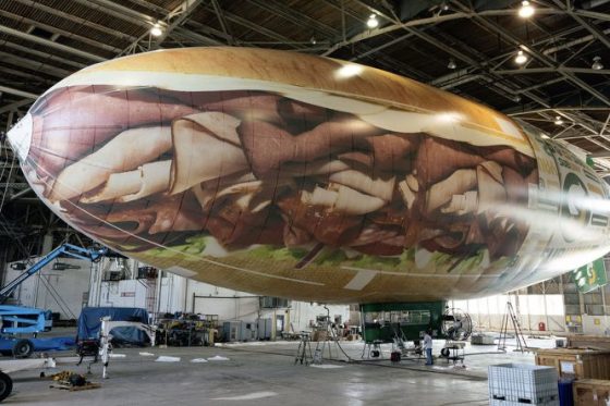 Subway Made A Giant Blimp To Promote Their New Subs