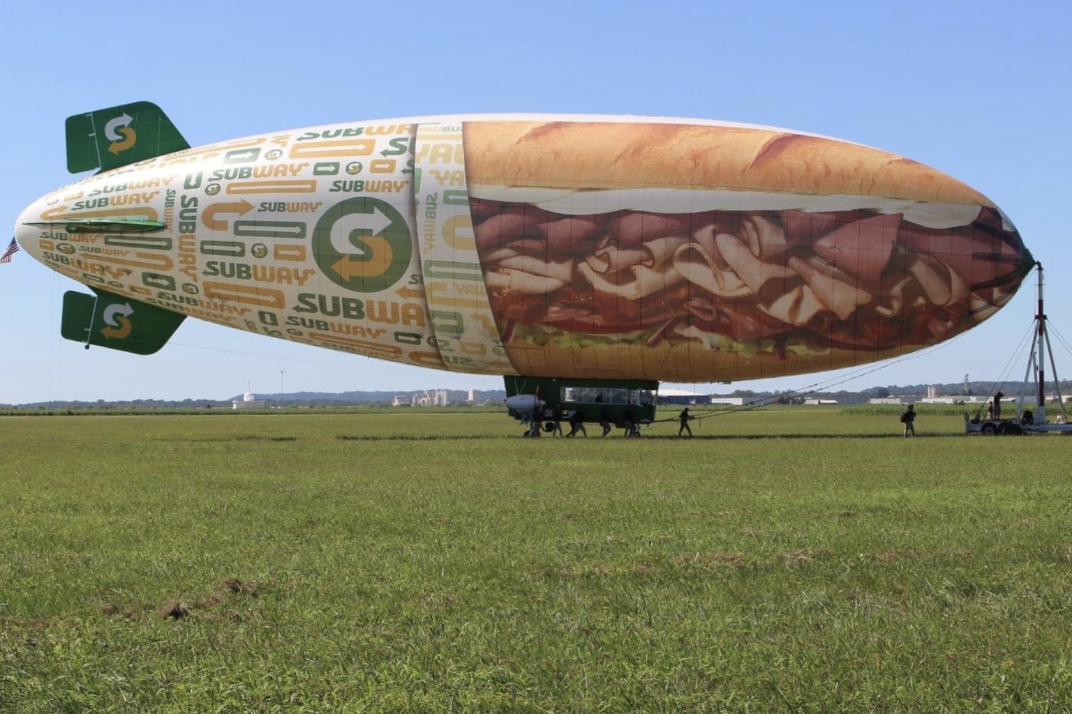 Subway Made a Giant Blimp to Promote Their New Subs