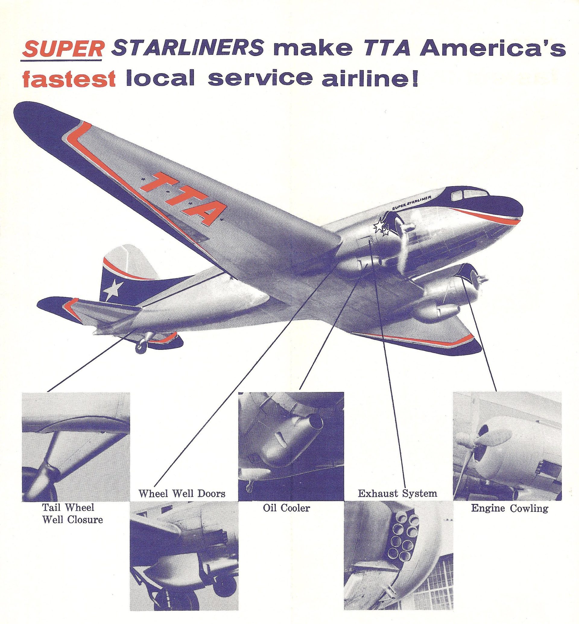 Trans-Texas Airways: Route Of The Starliners