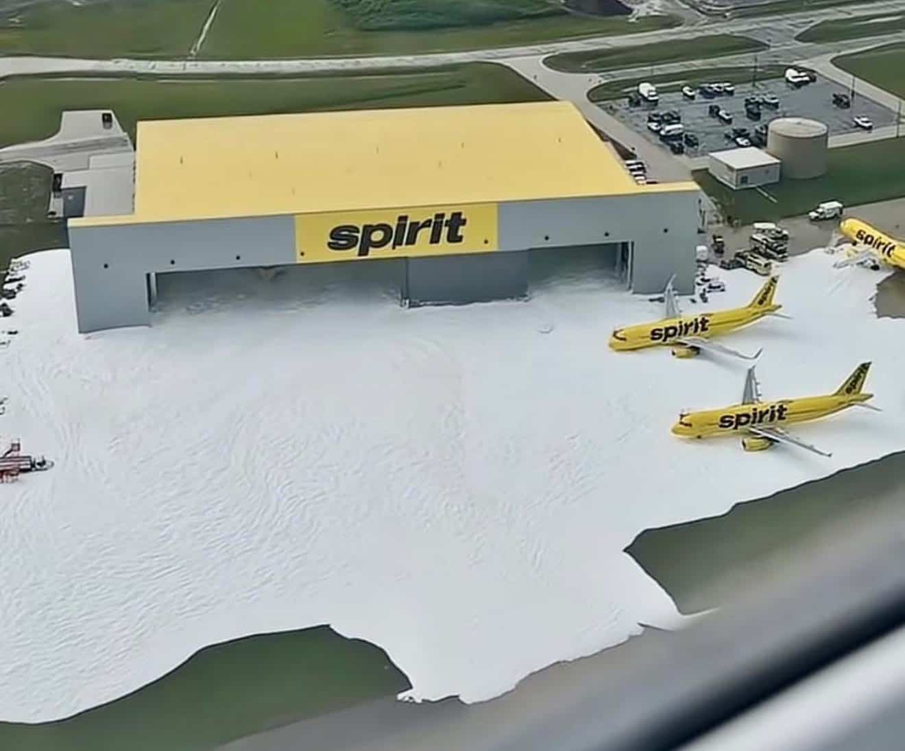 Spirit Airlines Foam Fiasco: Wild Mess Rocks DTW On July 4