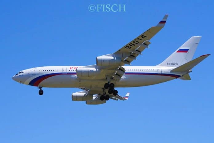Rare Russian Visitor: Ilyushin Il-96 Lands In Anchorage Ahead Of High ...