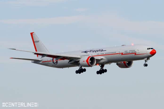 American Airlines 100th Anniversary Retro Jet Takes Flight
