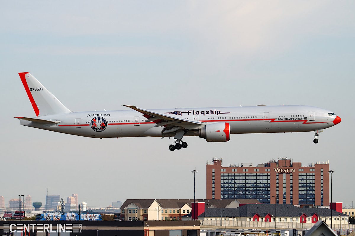 American Airlines 100th Anniversary Retro Jet Takes Flight